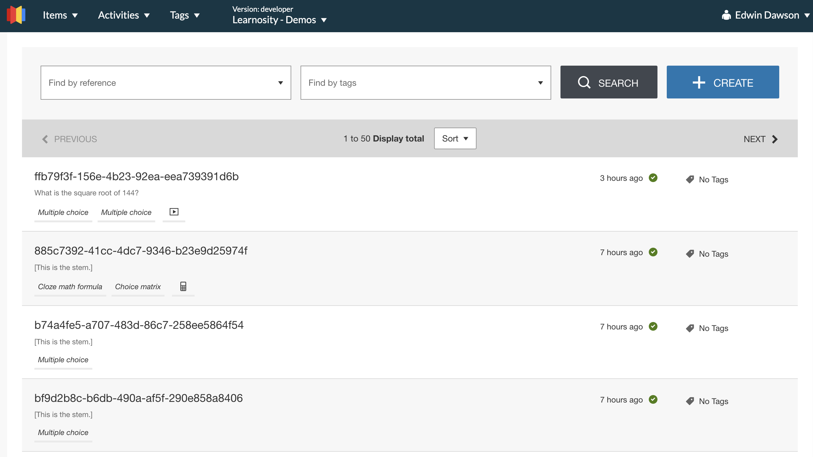 A Tour Of The Views In Learnosity Authoring Learnosity Product And Developer Help 