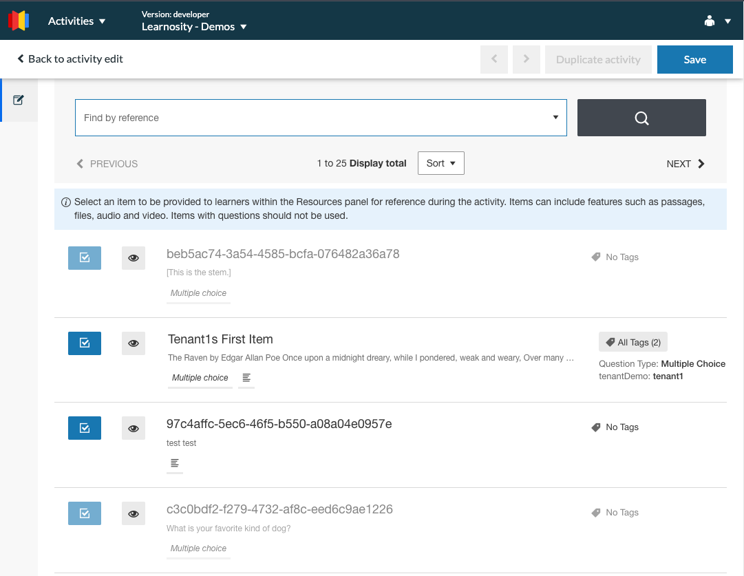 A Tour of the Views in Learnosity Authoring – Learnosity Product & Developer Help